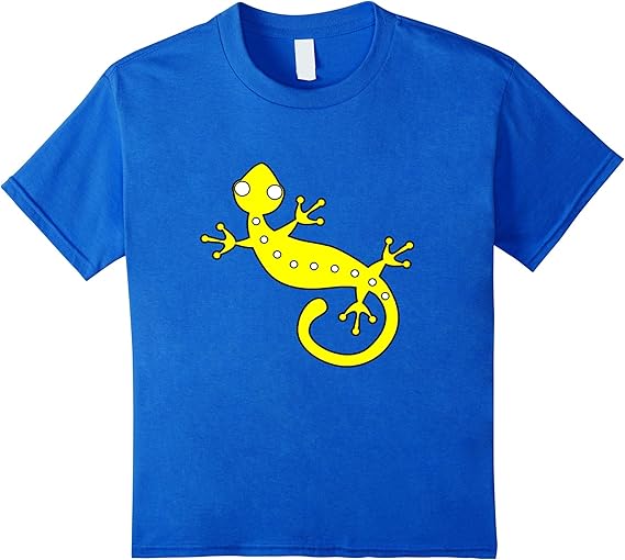Amazon.com: Cute Yellow Lizard Gecko t-shirt: Clothing