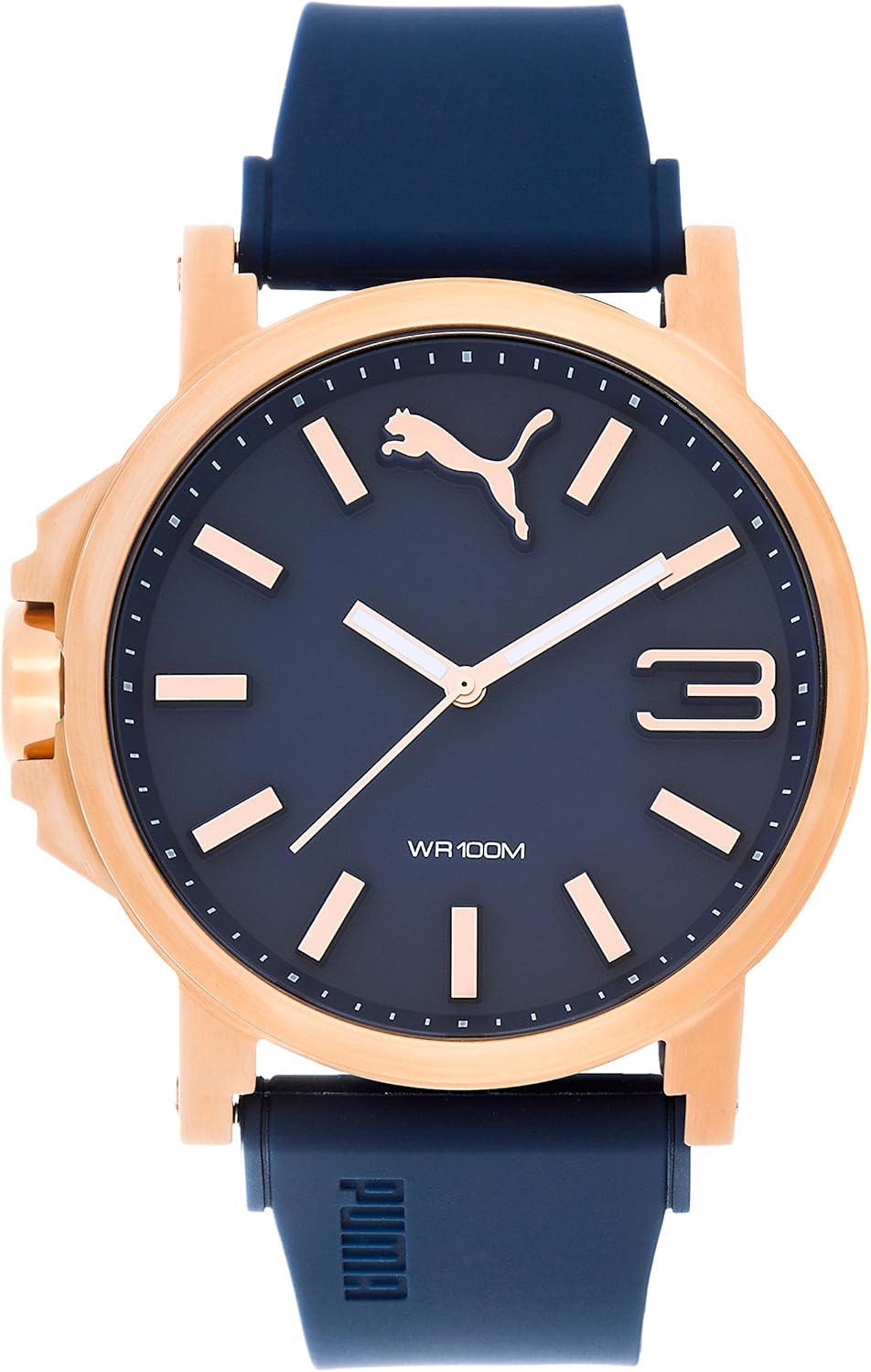 PUMA Mens Analogue Classic Quartz Watch with PU Strap PU103461021 ...