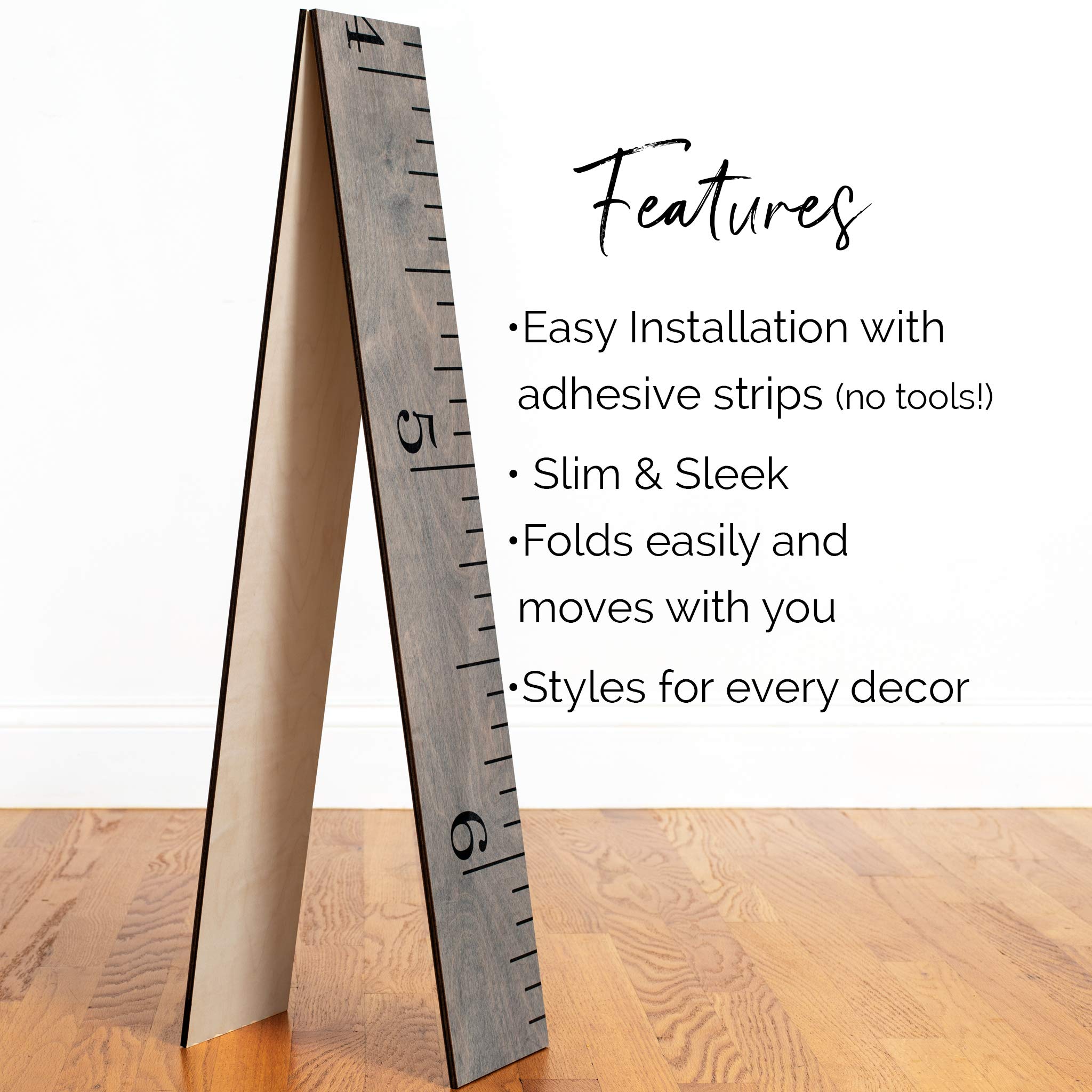 Mua Height Ruler for Wall - Child Height Wall Chart, Height Chart for ...