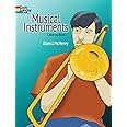 Amazon.com: Musical Instruments Coloring Book (Dover Kids Coloring ...