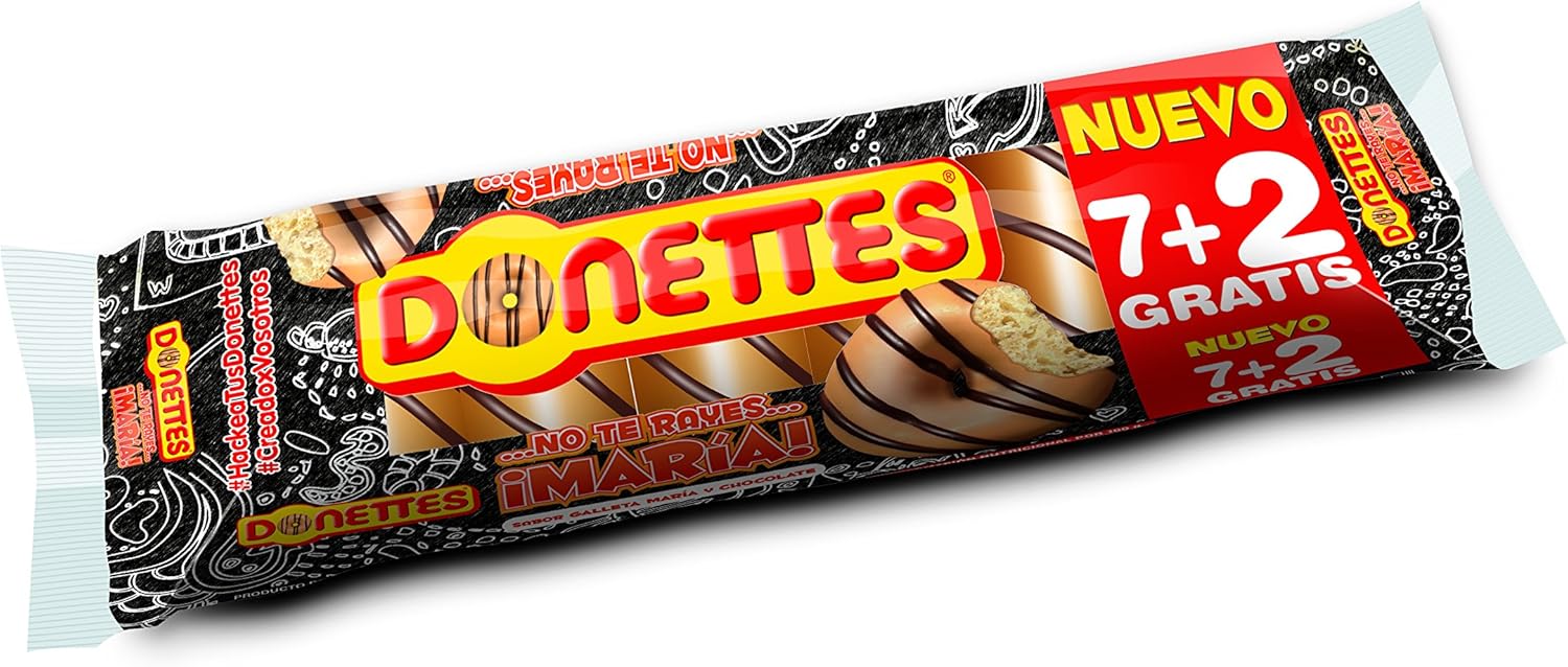 Donettes - Galletas María - 7 uds + 2 gratis: Amazon.es: Alimentación y ...