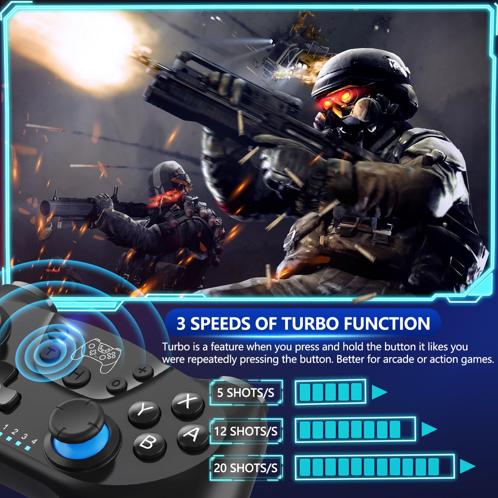 Mua Wireless Switch Controller, Switch Pro Controller Compatible with ...
