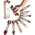 Amazon.com: Copper Measuring Spoons Set with Leveler - Featuring 8 ...