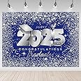 Amazon.com: Mocsicka Class of 2025 Backdrop 7x5ft Graduation Royal Blue ...