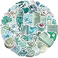 Amazon.com: 50PCS Cute Mint Green Stickers for Kids - Aesthetic Kawaii ...