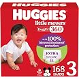 Amazon.com: Huggies Size 3 Baby Diapers, Little Movers HuggFit 360 ...