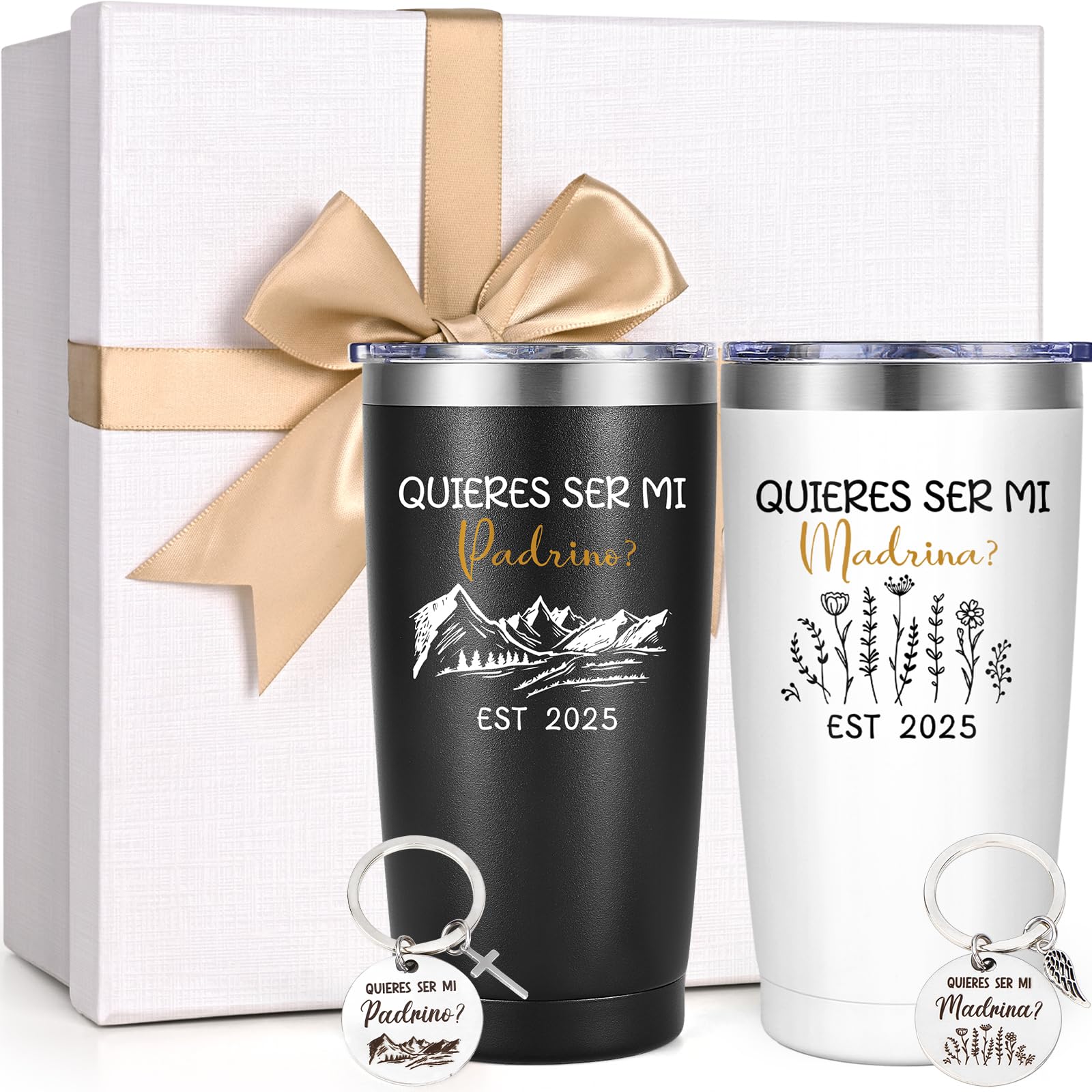 LiqCool Godparents Proposal Gift, Quieres Ser Mis Padrinos De Bautizo ...