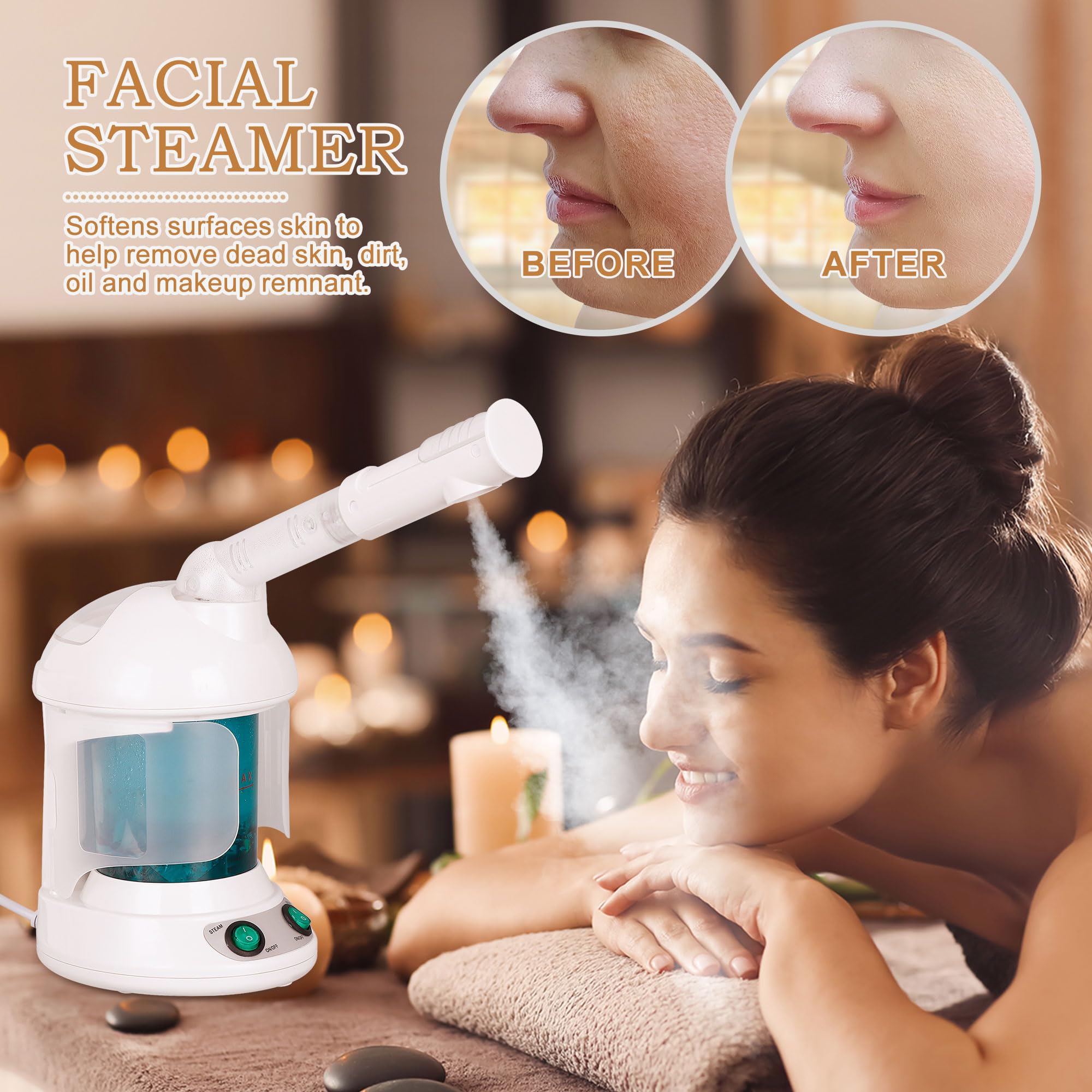 Mua SUPER DEAL Hair Steamer PRO 3 in 1 Multifunction Ozone Facial ...