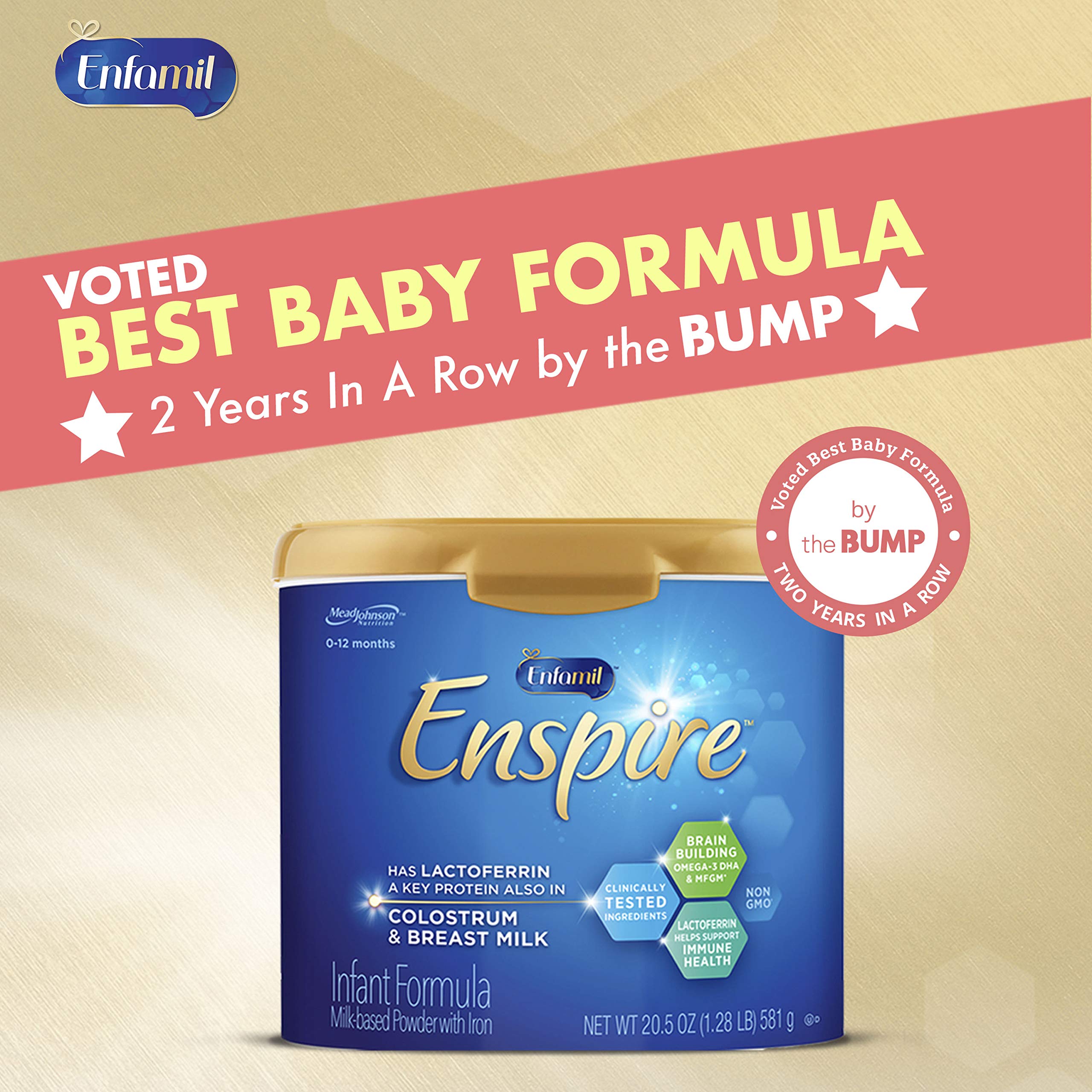 Enfamil Enspire Baby Formula Milk Powder & Refills, 102.5 Ounce, Omega ...