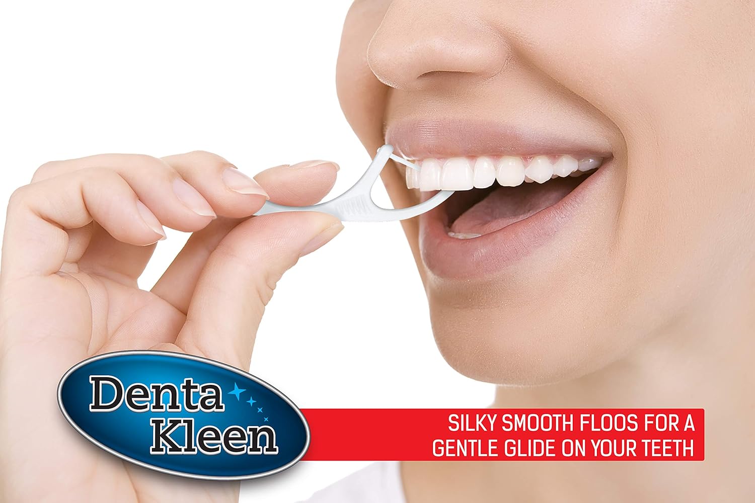 Dental Floss Sticks, Interdental Floss Picks, 75 Soft Floss Harps for ...