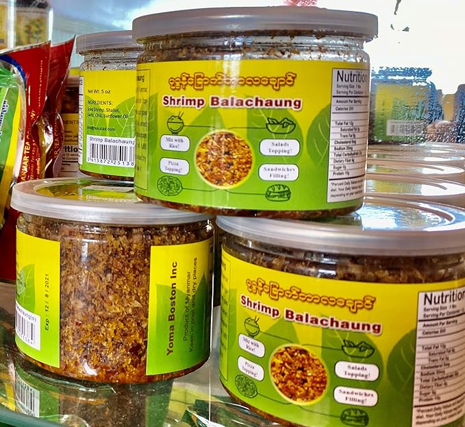 Amazon.com : Shrimp Balachong (Excellent Food Topping) ပုဇြႏ္ေျခာက္အခ်ိ ...