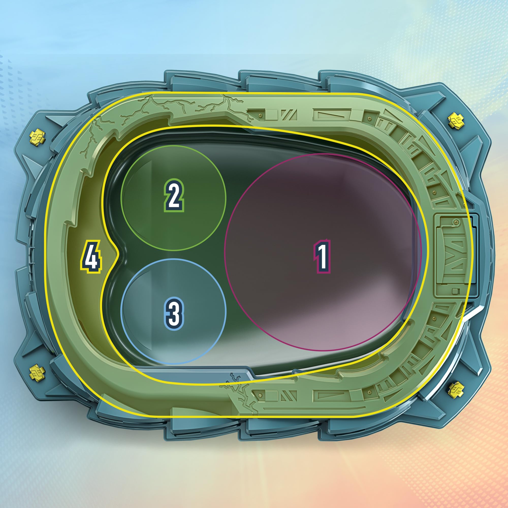 Mua Beyblade Burst QuadStrike Light Ignite Battle Set Stadium, 2 ...