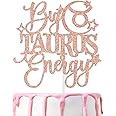 Amazon.com: Big Taurus Energy Cake Topper, Happy Birthday Taurus in April/May, Taurus Season, 12 ...