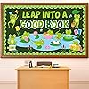 gisgfim Frog Reading Bulletin Board Decorations Set - Summer Leap Into ...