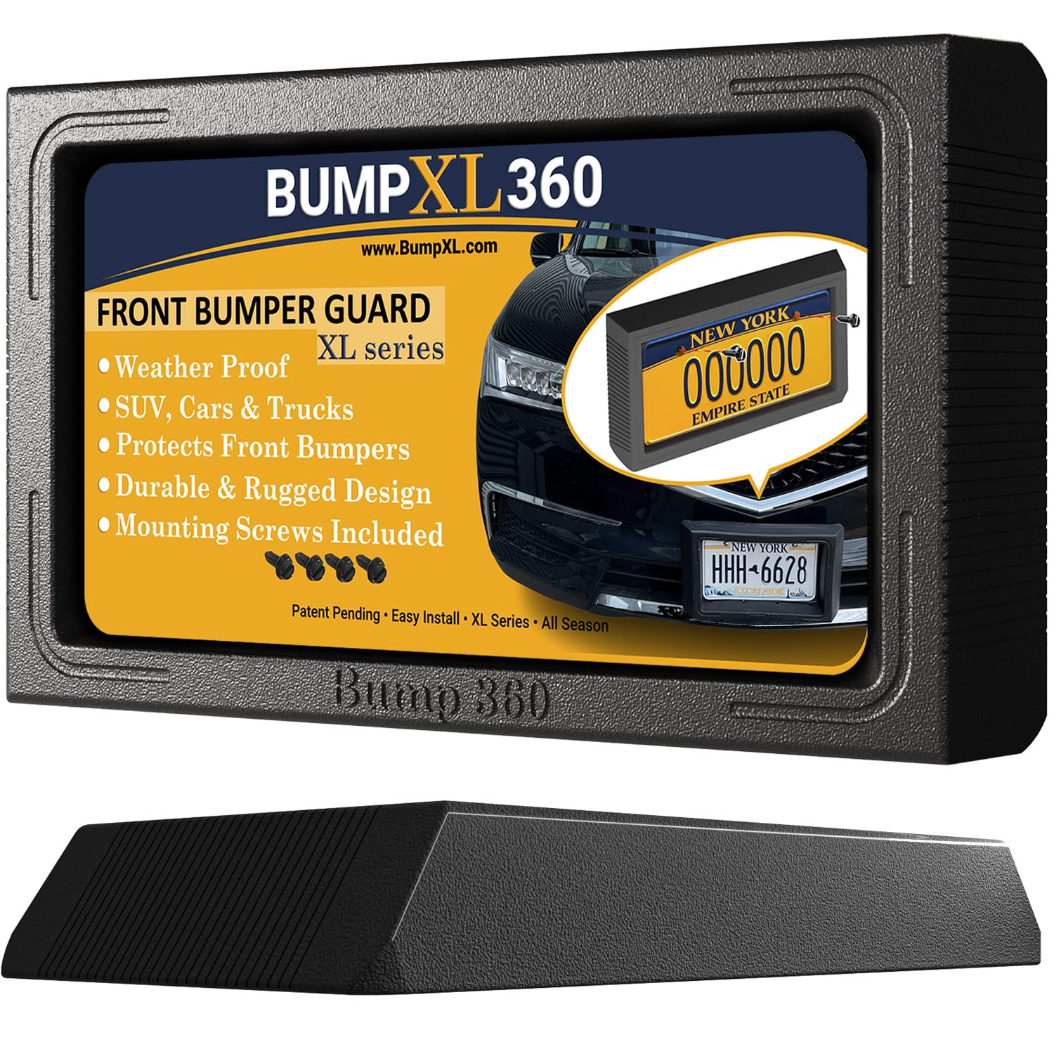 Mua W4W, Front License Plate Bumper Guard - BumpXL Protector XL Bump ...