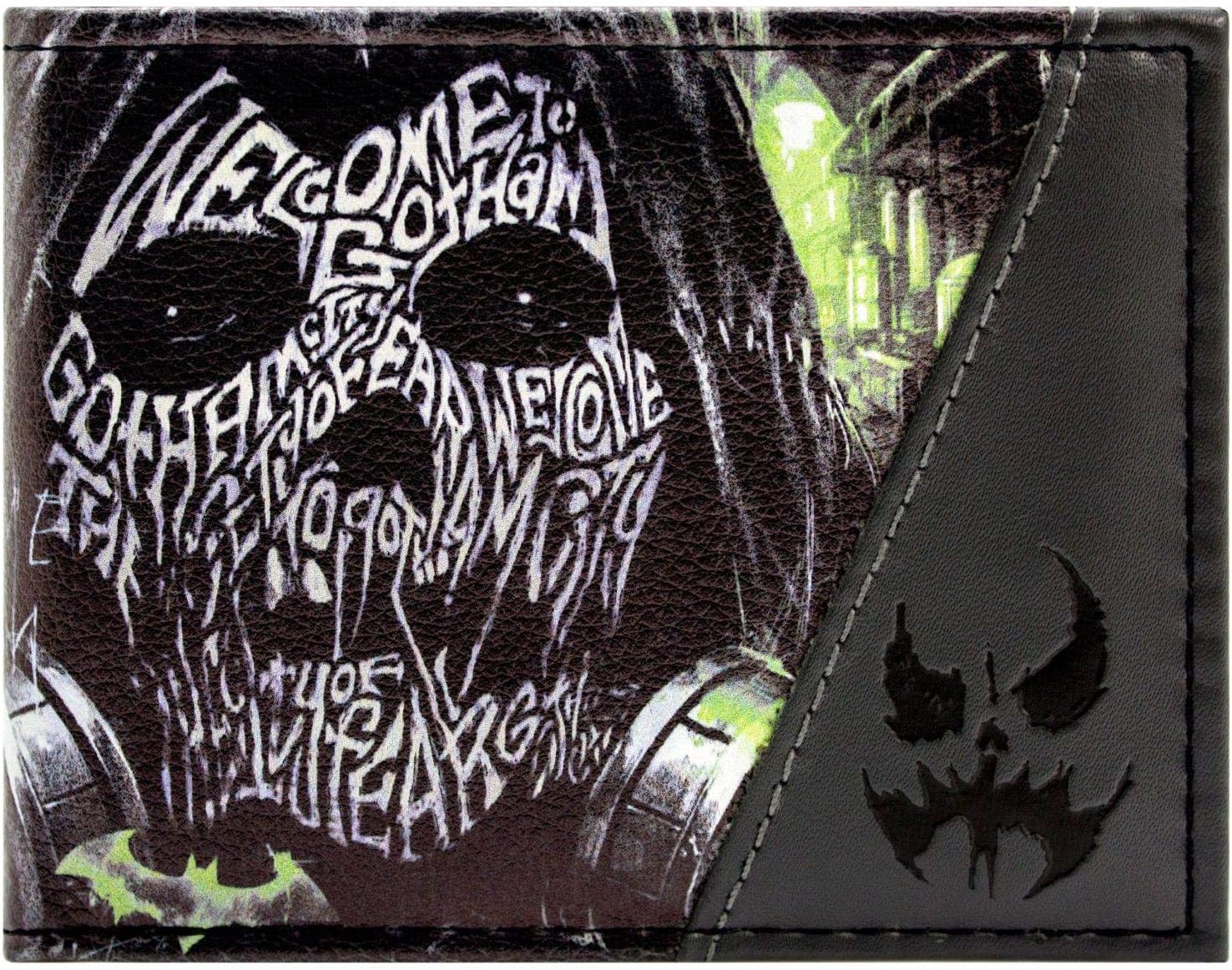 DC Comics Batman Arkham Knight Multicoloured ID & Card Bi-Fold Wallet ...