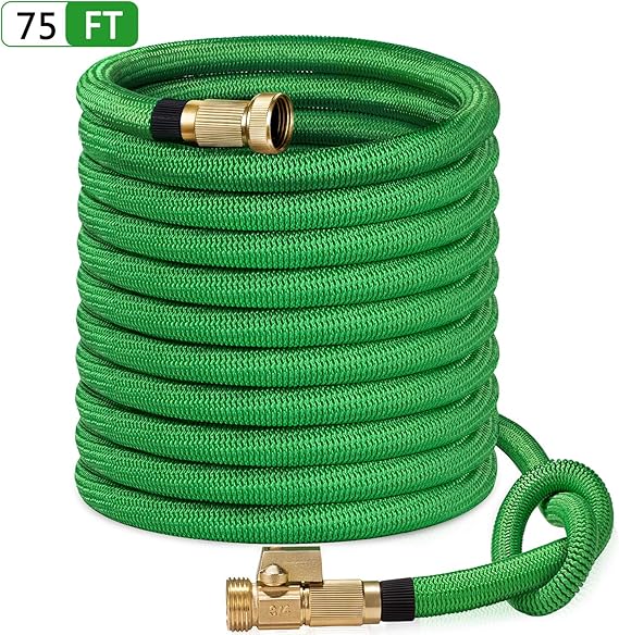 Amazon.com : SunGreen 75ft Garden Hose, All New 2019 Expandable Water ...