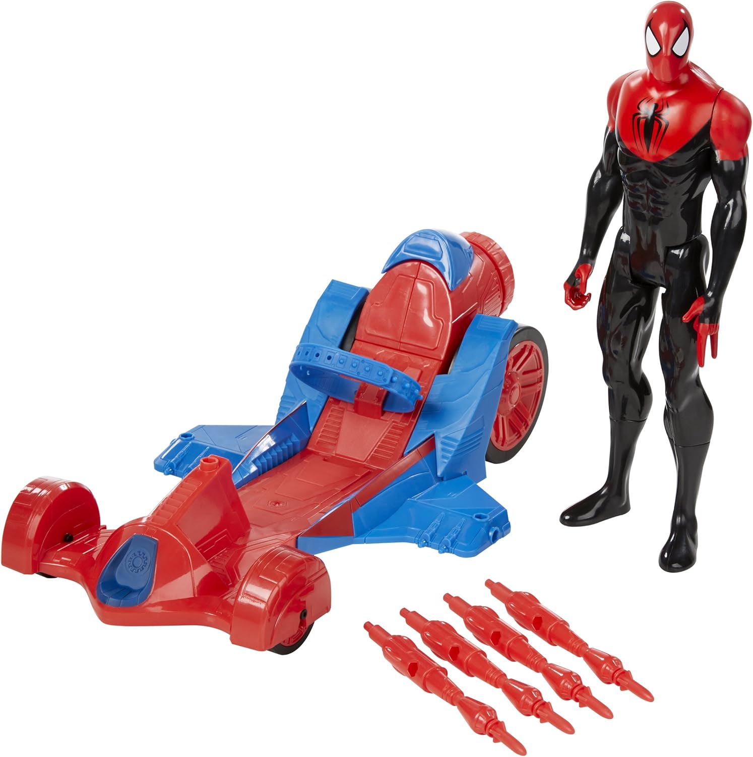 Spider-Man Titan Heroes Series Action Figure with Giant Spider Turbo ...