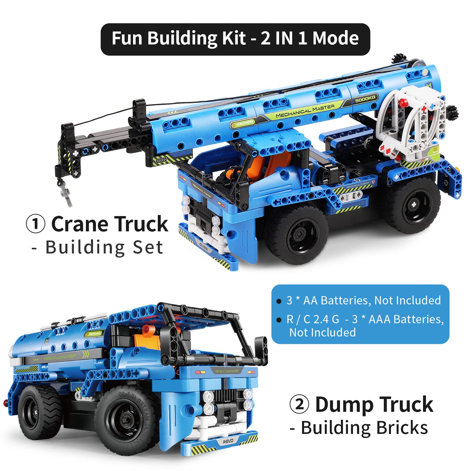 Mua Remote Control Building Toys, 2-in-1 Technic Vehicle Building Kits ...