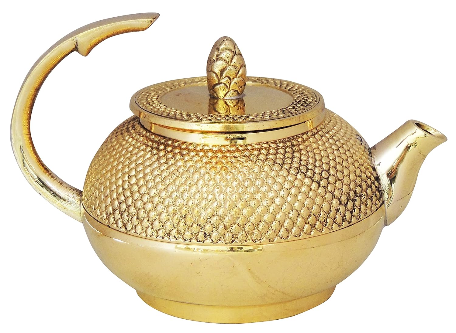 Buy Brass Gift Center Kettle Ketli - 650 ml (Z269 C ) with Finish ...