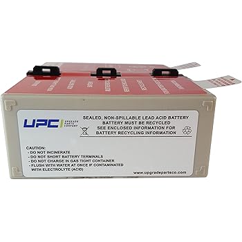 Amazon.com: UPC RBC123-UPC UPS Replacement Battery-Pack: Home Audio ...