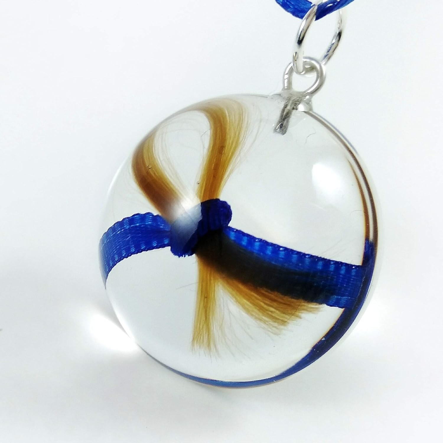 Baby First Haircut Keepsake, Lock of Hair Pendant Necklace, Memorial ...