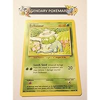 Amazon.com: Pokemon Base Set Common Card #44/102 Bulbasaur : Toys & Games