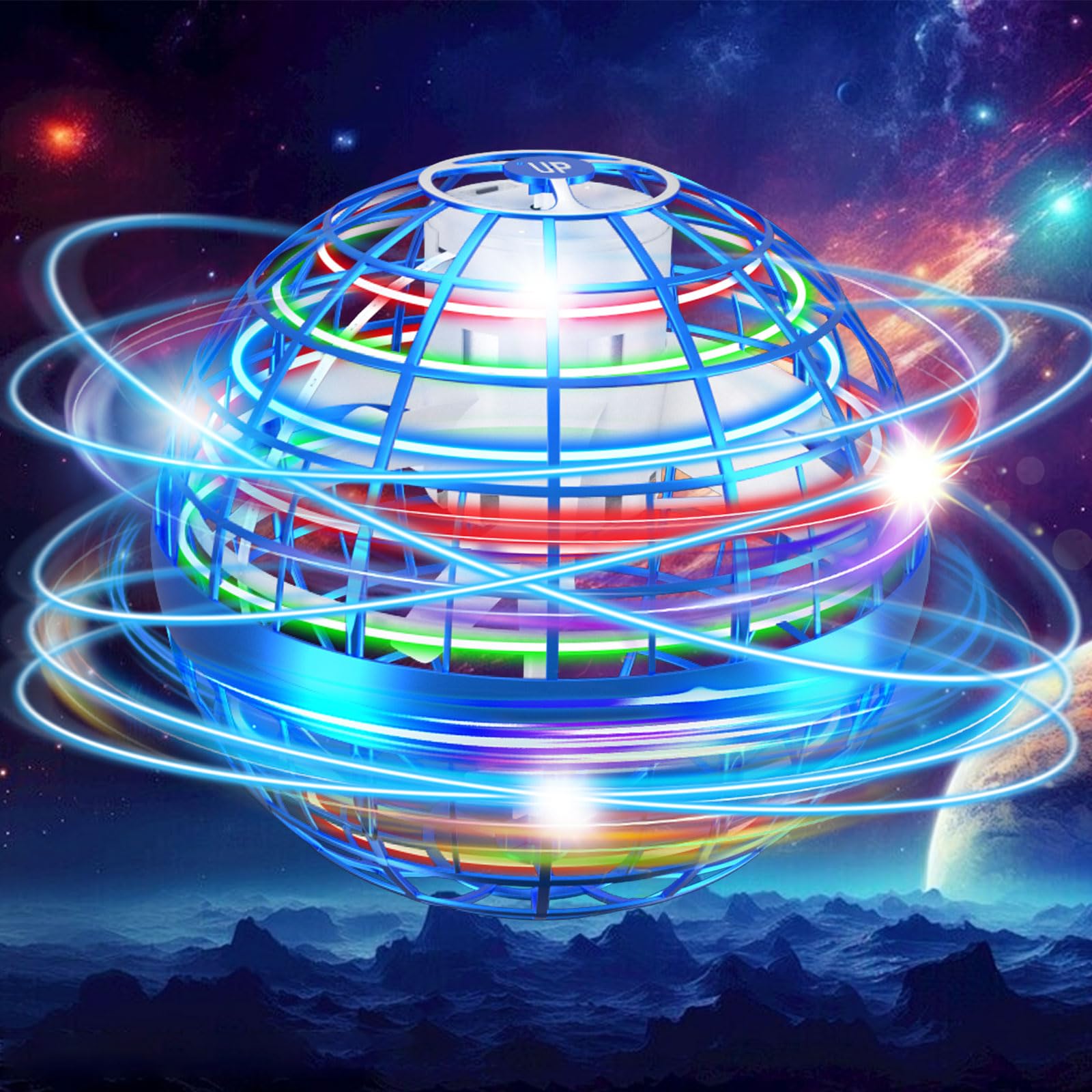 JOYGIFT Flying Orb Ball, 2024 Upgraded Flying Ball Toys, Hover Ball ...