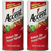 Amazon.com : Accent Flavor Enhancer Shaker - 4.5 Oz. Each - 2 Pack ...