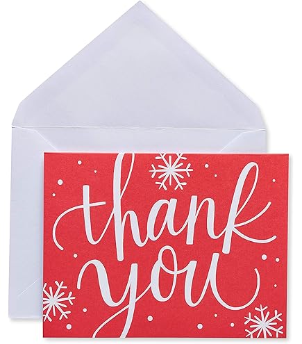 Snowman Thank You Cards