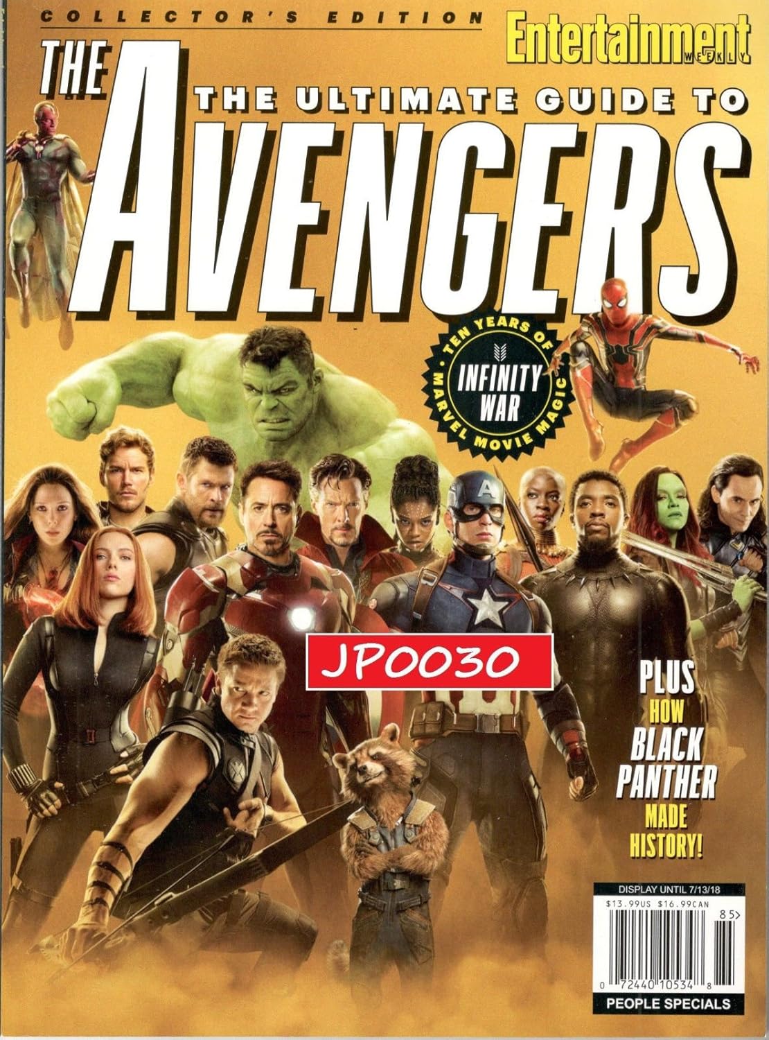 Amazon.com : (Free Shipping) Entertainment Weekly Magazine 2018, The ...