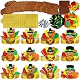 Amazon.com: Winlyn 24 Sets Thanksgiving Turkey Headbands Fall ...