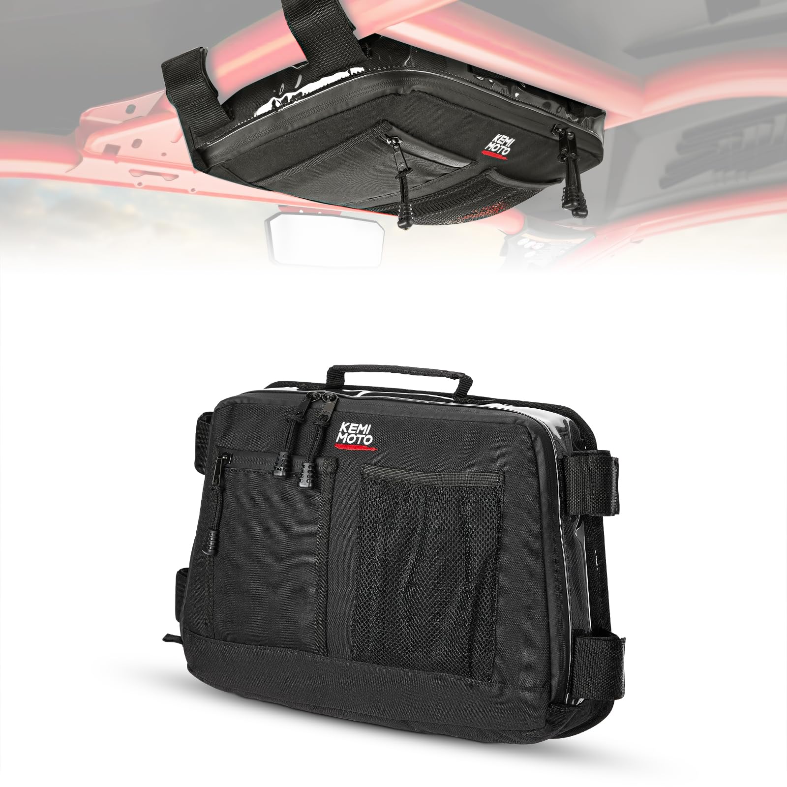 KEMIMOTO X3 Overhead Roof Storage Bag Compatible with 2017-2024 Can Am ...