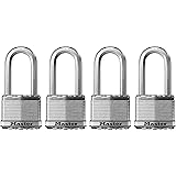 Master Lock M1XQLF Magnum Heavy Duty Outdoor Padlock with Key, 4 Pack Keyed-Alike - Master Lock ...