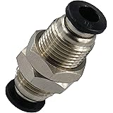 SMC KQ2E07-00A Brass Push-to-Connect Tube Fitting, Bulkhead Union, 1/4" Tube OD: Amazon.com ...