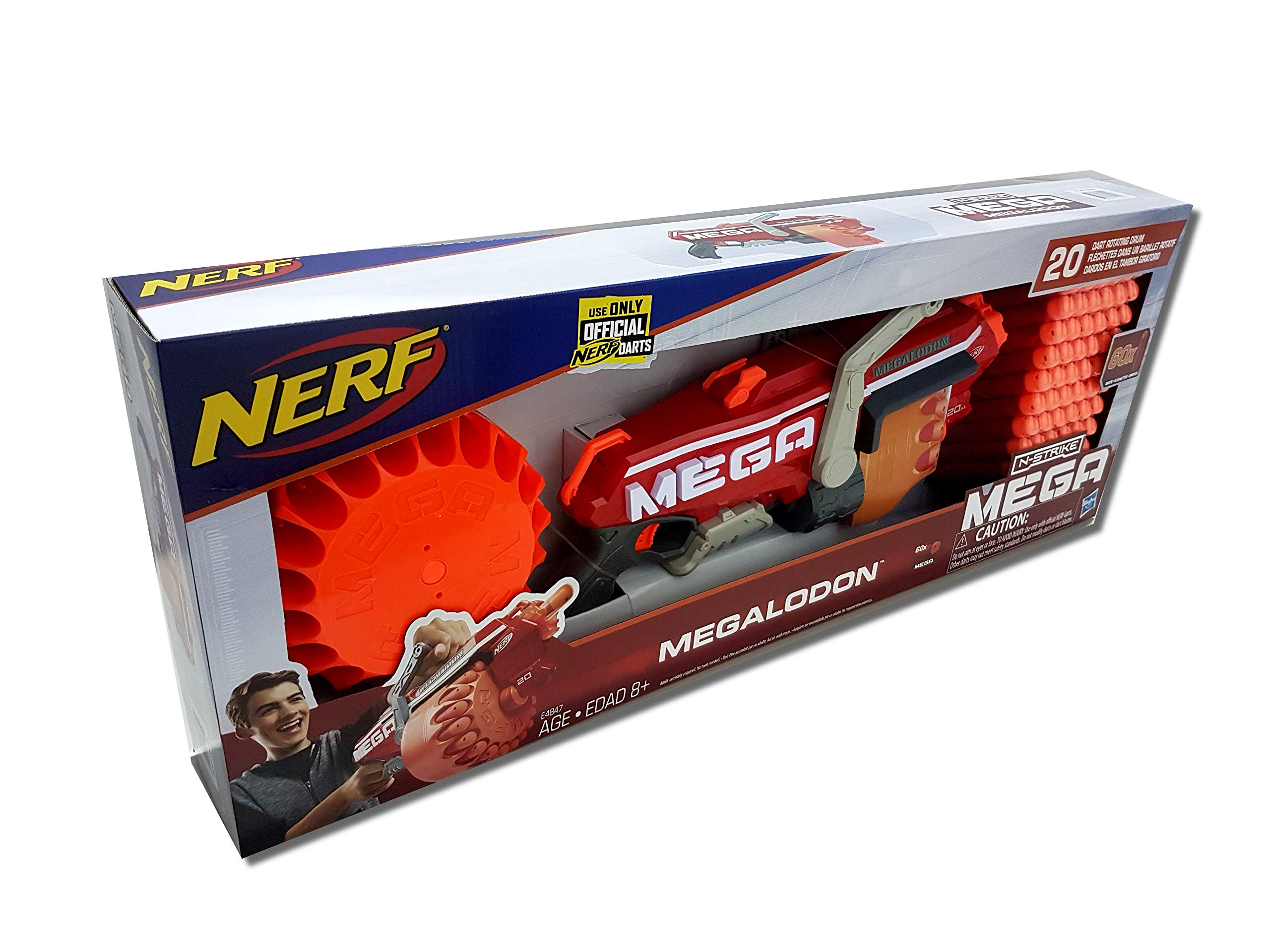 Mua Megalodon Nerf N-Strike Mega Toy Blaster with 60 Official Nerf Mega ...