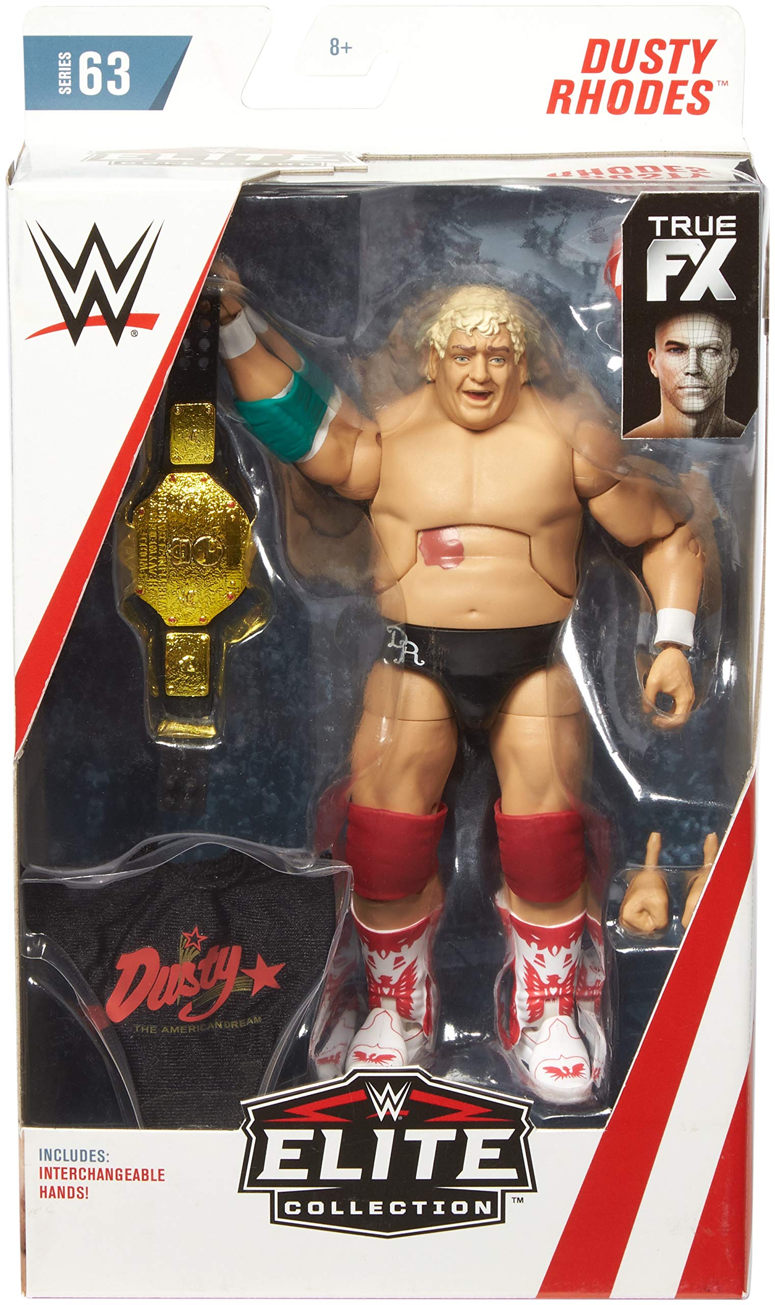 Mua WWE Dusty Rhodes Elite Collection 6-inch Action Figure with Deluxe Articulation, TrueFX ...