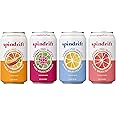 Amazon.com: Spindrift Sparkling Water, 4 Flavor Variety Pack, Made with Real Squeezed Fruit, 12 ...