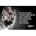 Amazon.com: Kobe Bryant Poster Quote Black History Month Posters Los ...