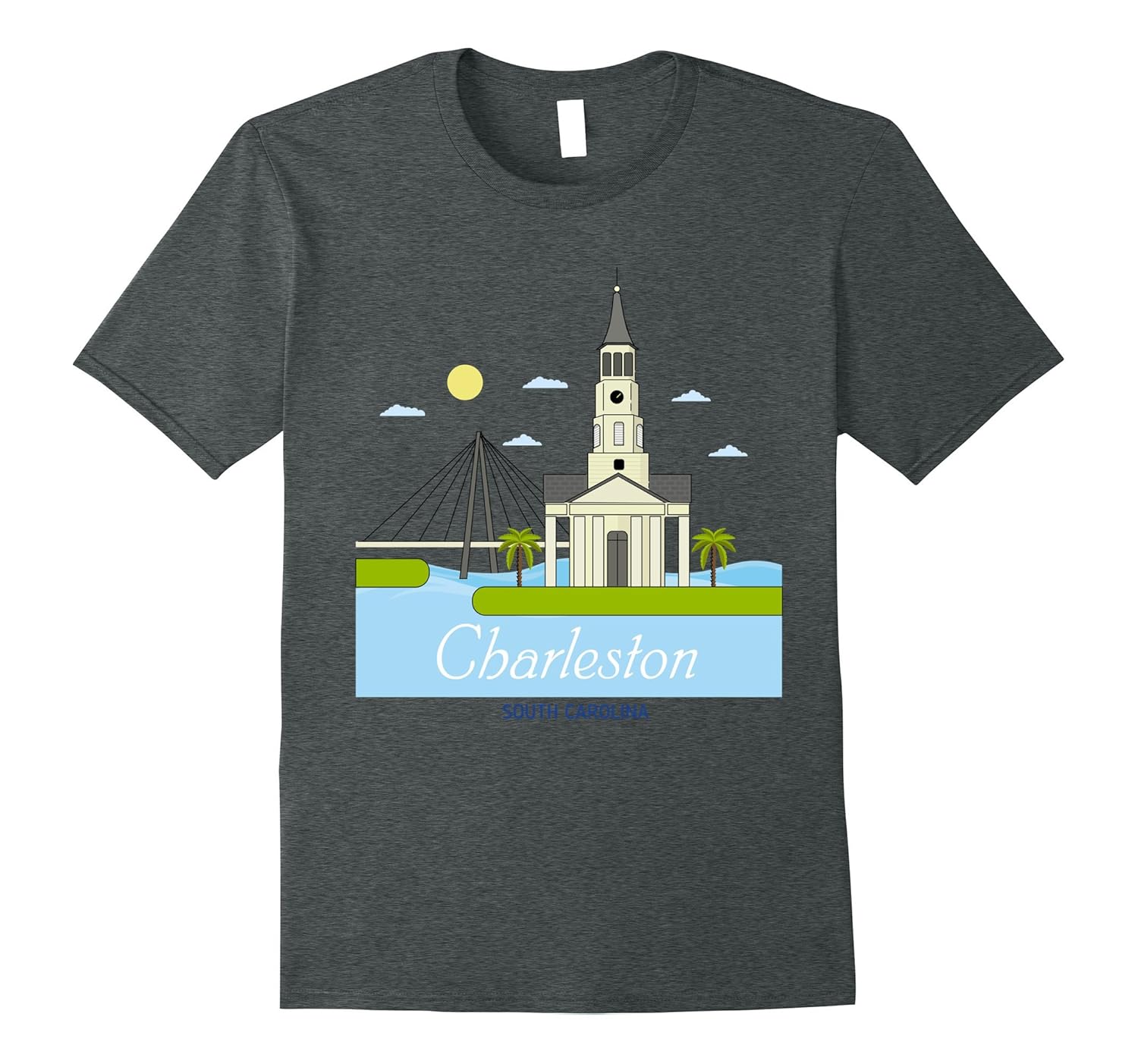 Charleston South Carolina T-Shirt-CL – Colamaga