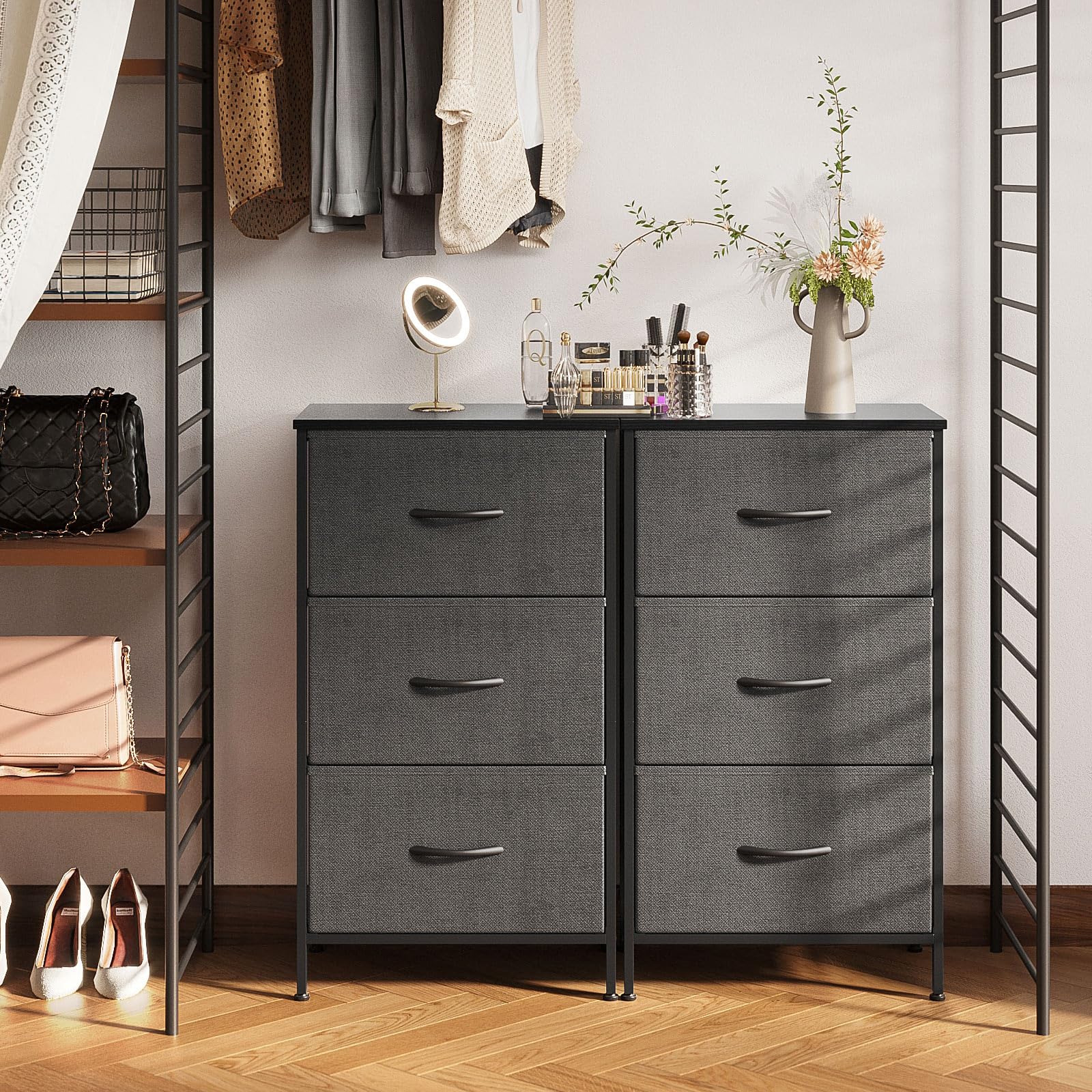 AODK Dresser For Bedroom Nightstand Small Dressers Chest Of Drawers End ...