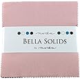 Amazon.com: Bella Solids Pink Moda Charm Pack by Moda Fabrics; 42-5 ...