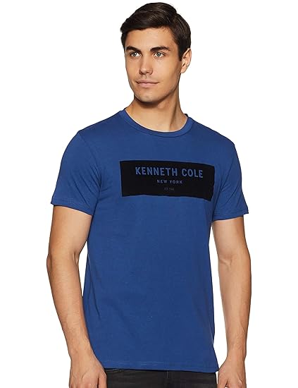 Buy Kenneth Cole Men's Solid Regular fit T-Shirt at Amazon.in