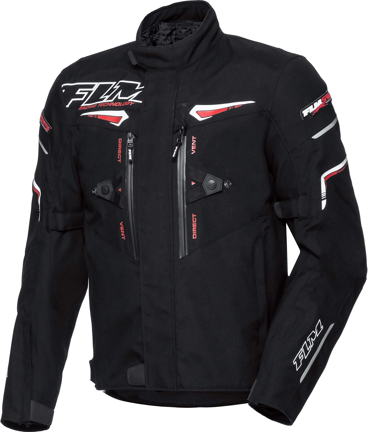 FLM Motorradjacke mit Protektoren Motorrad Jacke Sports Textiljacke 5.0 ...