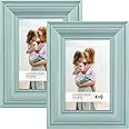 Amazon.com - Langdon House 4x6 Real Wood Picture Frames (Eggshell Blue ...