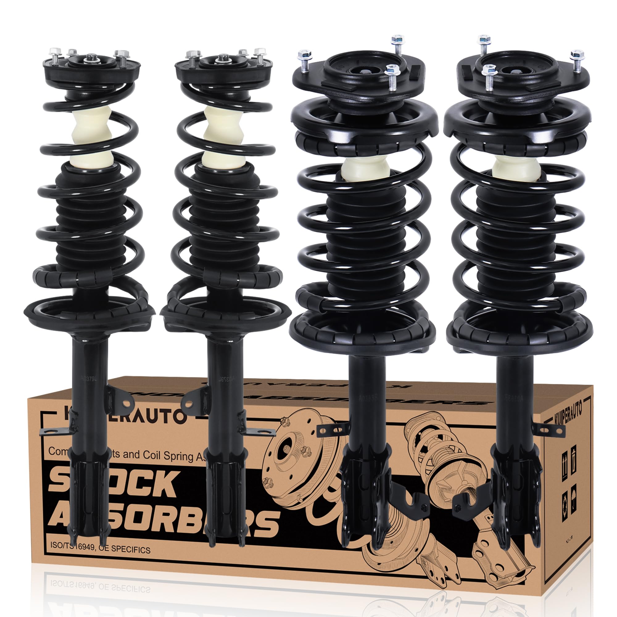 KUIPERAUTO 271951 271952 171953 171954 Complete Front Rear Struts ...