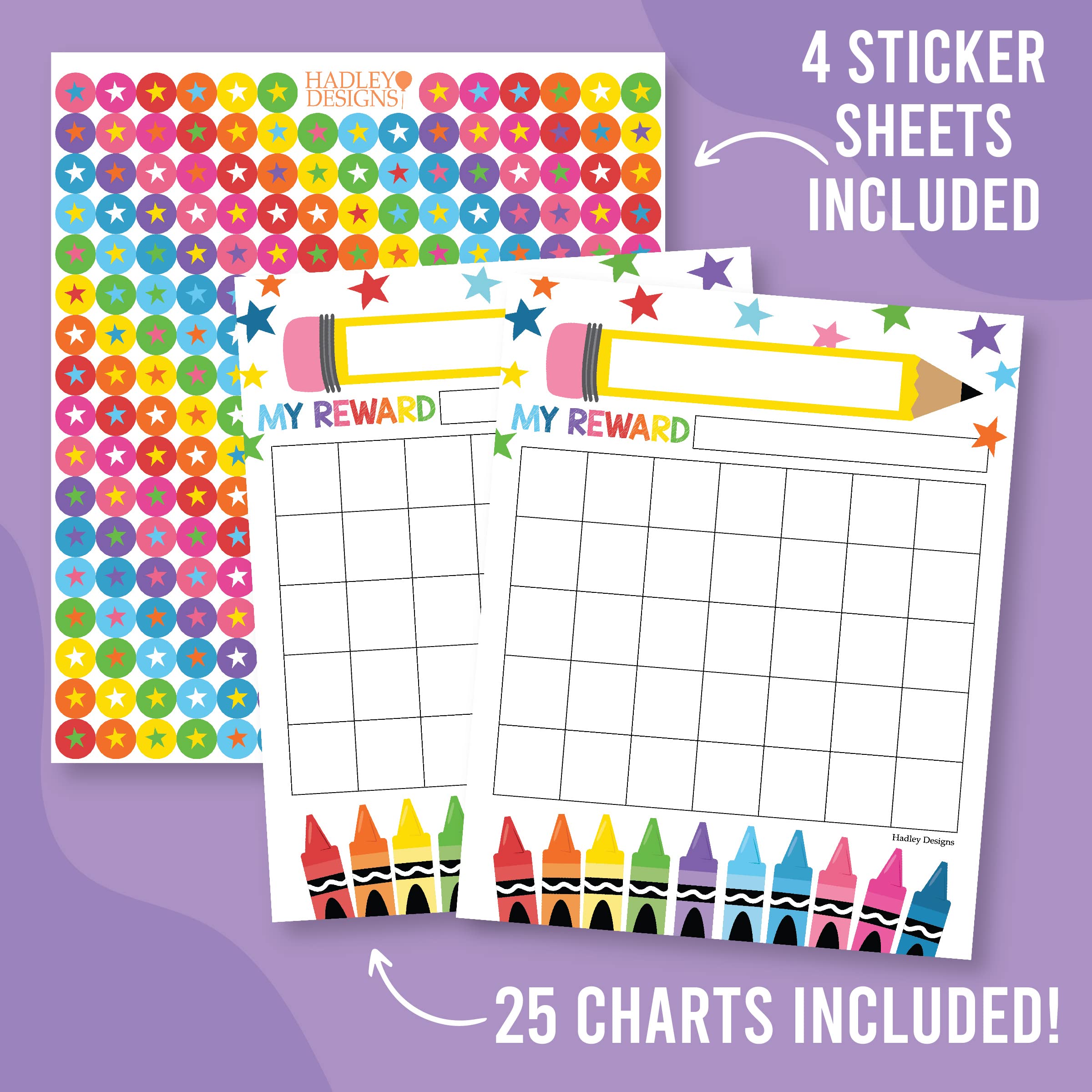 Mua Sticker Chart for Kids Behavior at Home & Classroom - 25 Reward ...