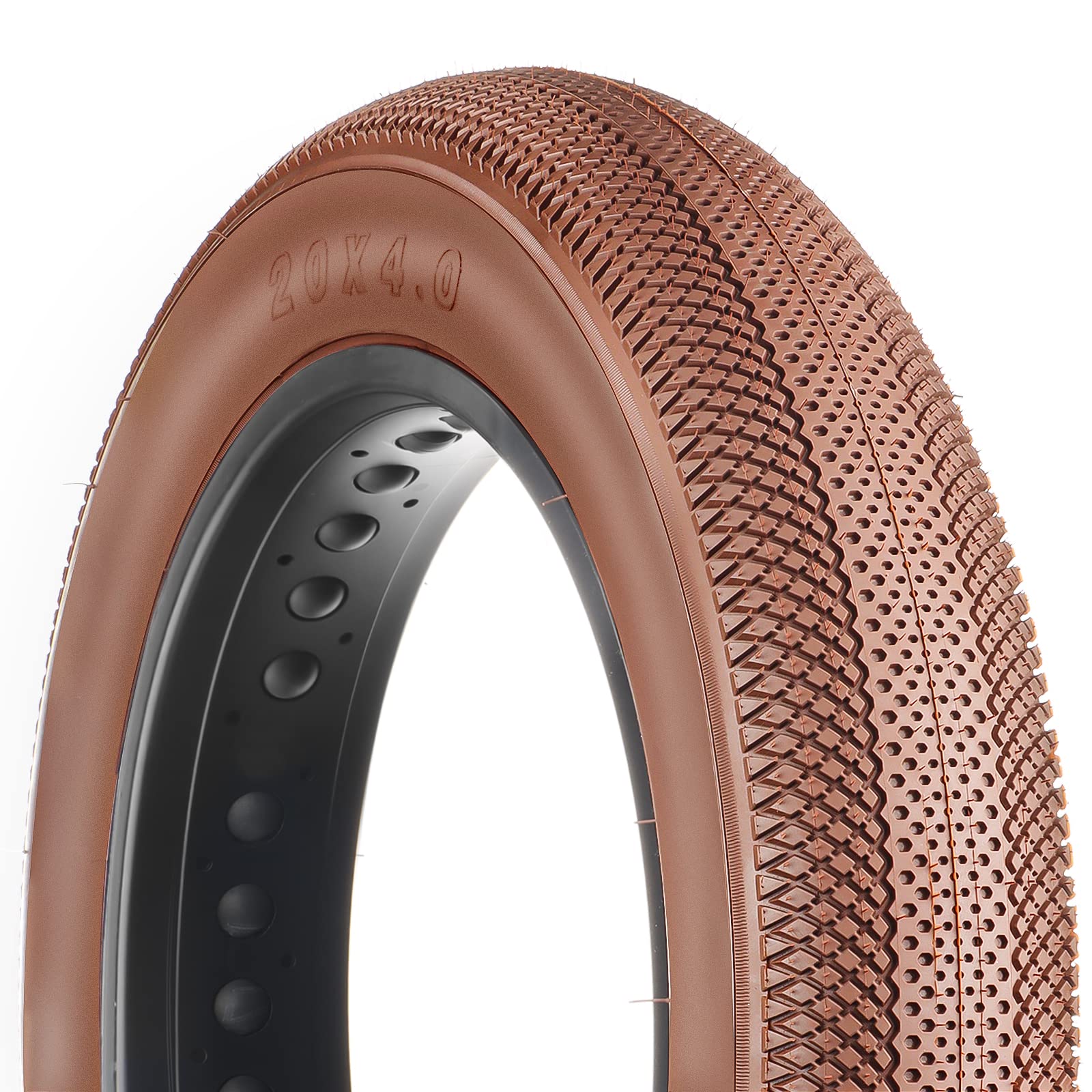 Hycline EBike Fat Replacement Tire: 20x4.0 Inch Folding Puncture ...