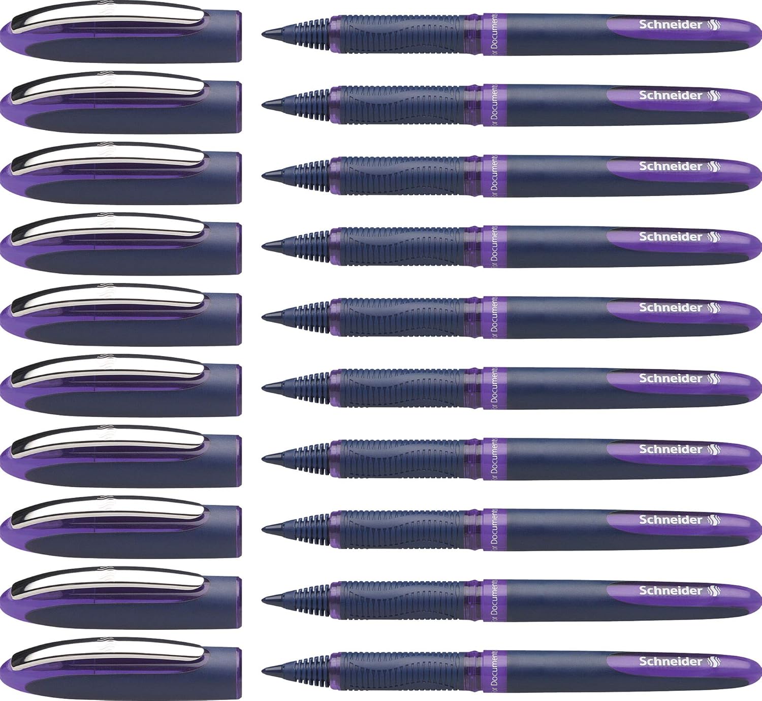 Schneider One Business Non-Retractable Ballpoint Pens with Liquid Ink ...