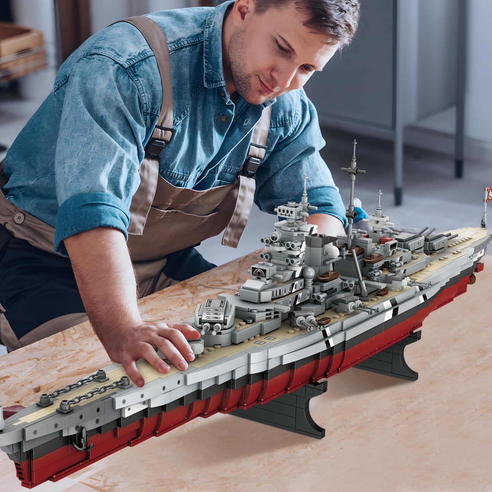 Mua JMBricklayer Battleship Building Block Set 60006, Military Warship ...
